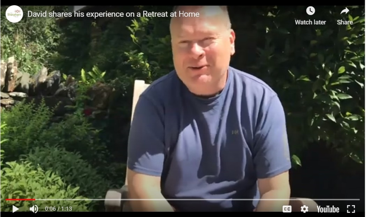 Sharpham Trust online Retreat at Home - 1-day. LEARN MORE