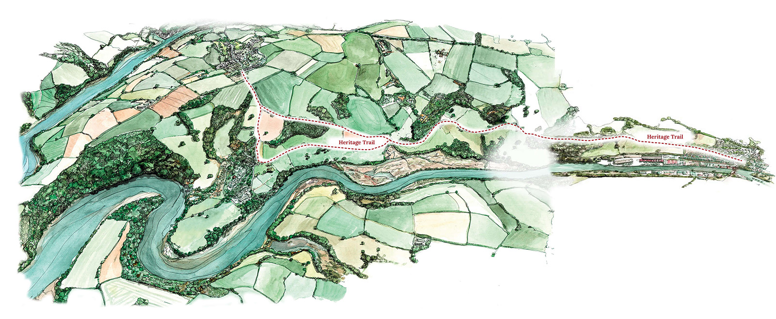 Sharpham Estate Map