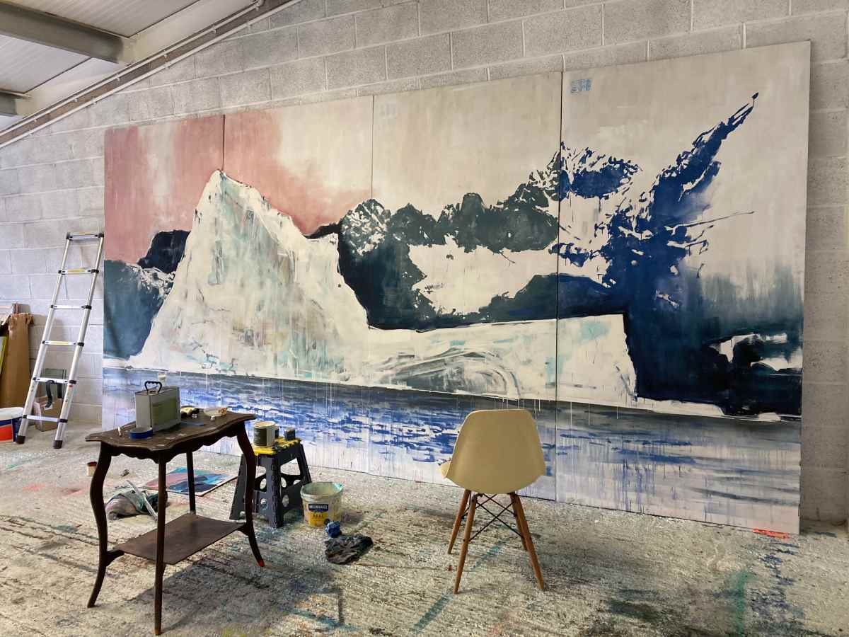 Iceberg art by Anthony Garratt | News | The Sharpham Trust